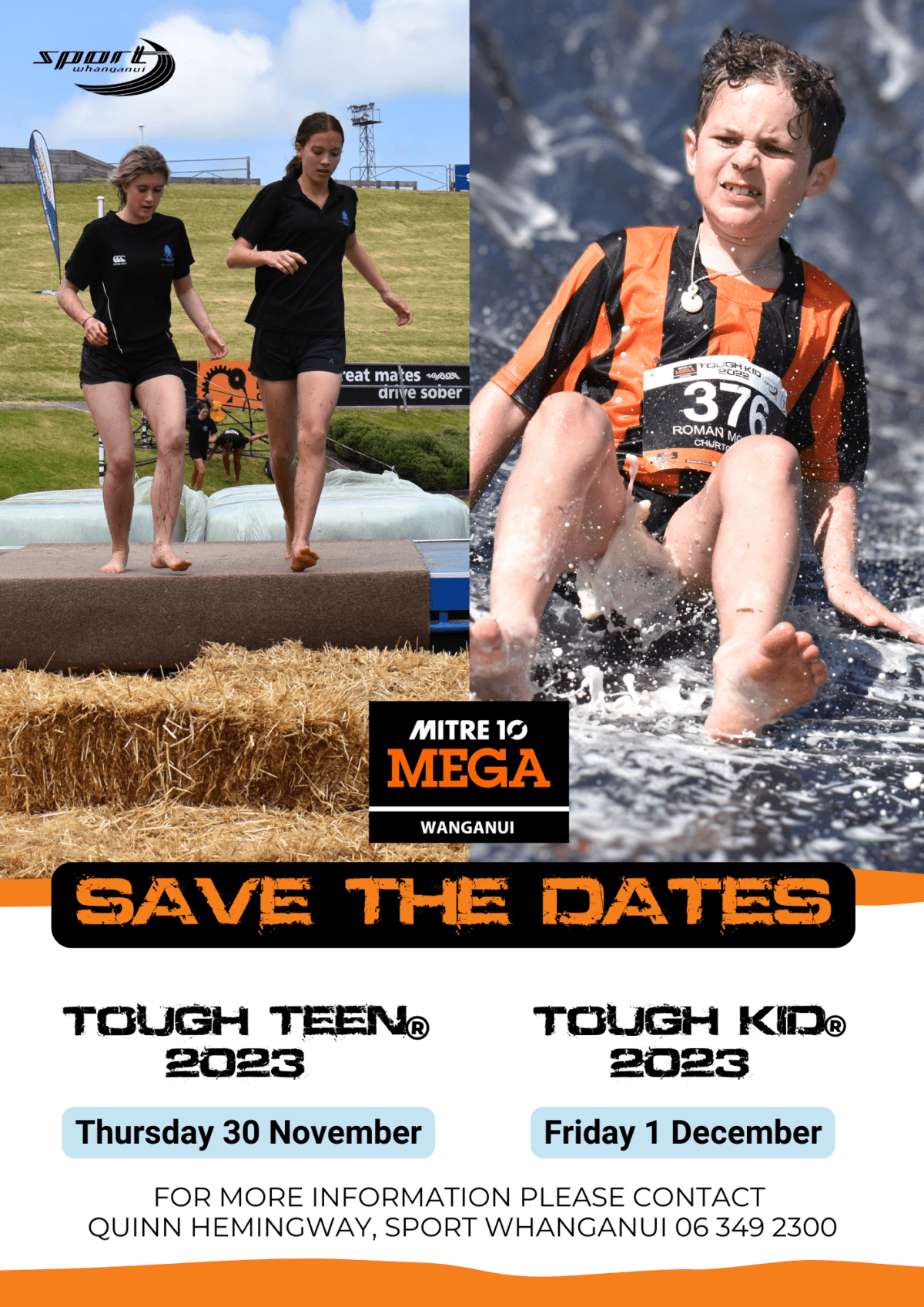 Mitre 10 MEGA Whanganui Tough Kid 2023 - Sport Whanganui