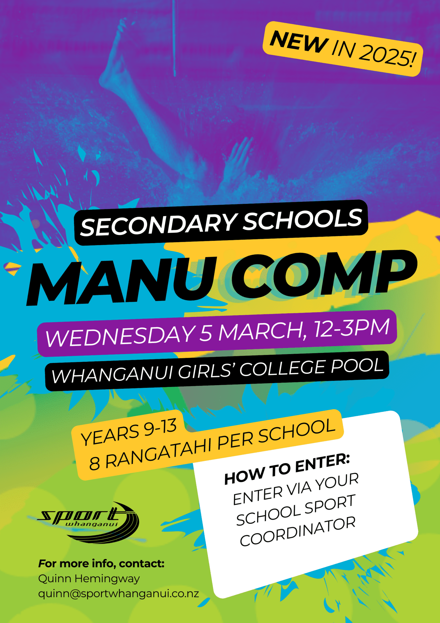 Whanganui Secondary Schools Manu Competition - Sport Whanganui